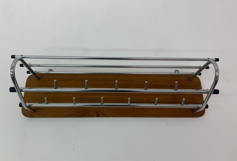 Vintage Teak Coat Rack, 1960s For Sale at 1stDibs