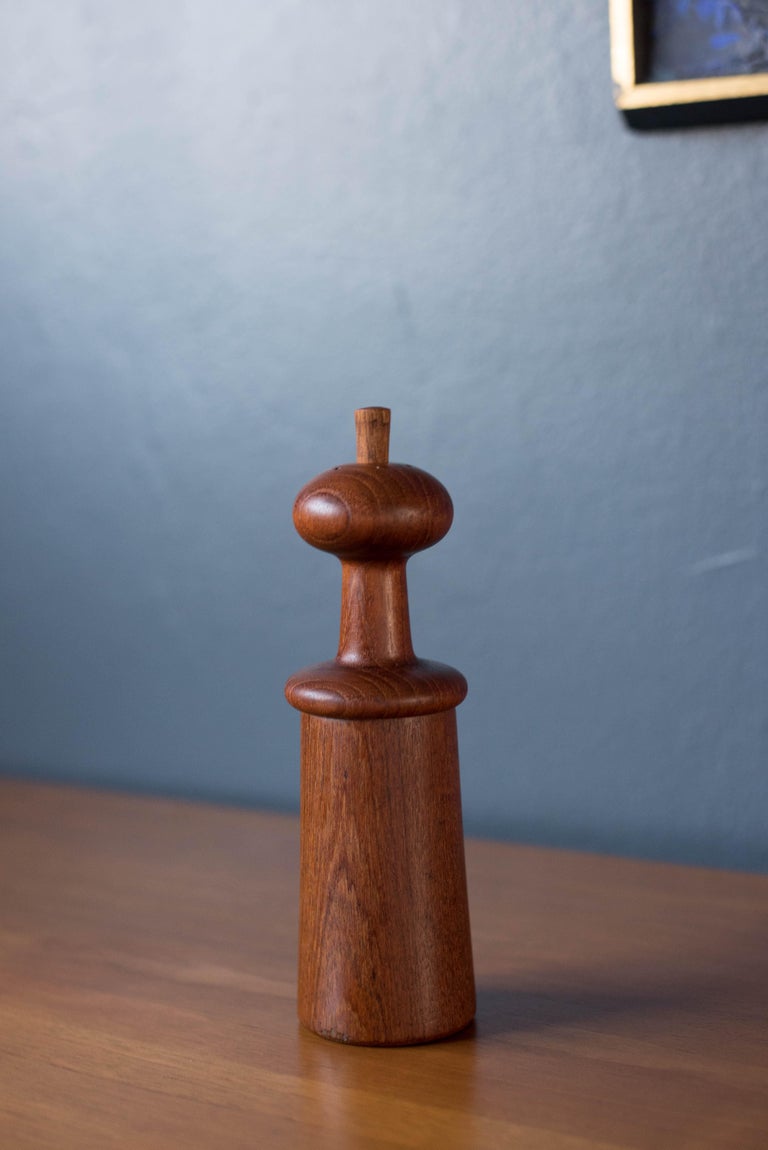 Vintage Teak Dansk Salt and Pepper Mill by Jens H. Quistgaard at 1stDibs