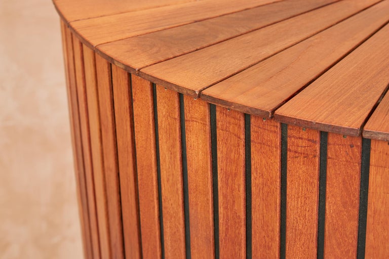 Vintage Teak Home Bar and Stools by Sika Møbler, Denmark, 1960s For ...