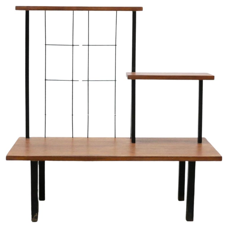 Vintage teak plant stand For Sale at 1stDibs