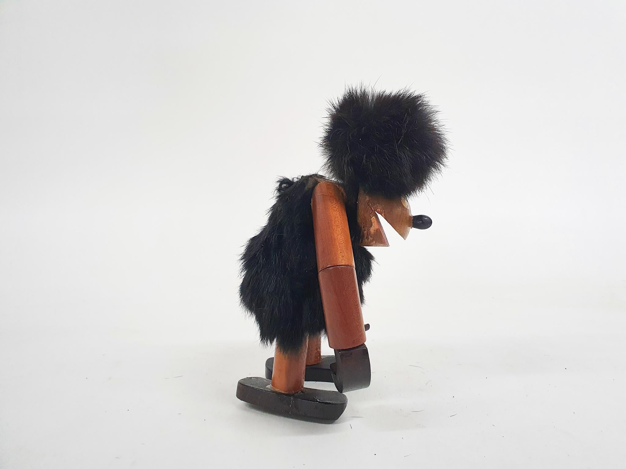 Vintage Teak Troll Monkey in the Style of Kay Bojesen, Denmark, 1960's ...