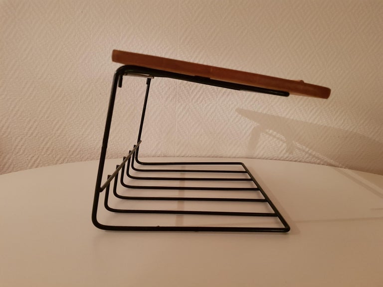 Vintage Teak Wood Telephone Shelf 1950s Made in Sweden, Scandinavian ...