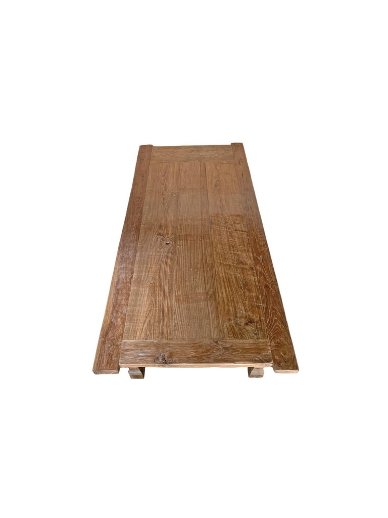 Vintage Teak Wood Weavers Table with Hand-Carved Detail, Java ...