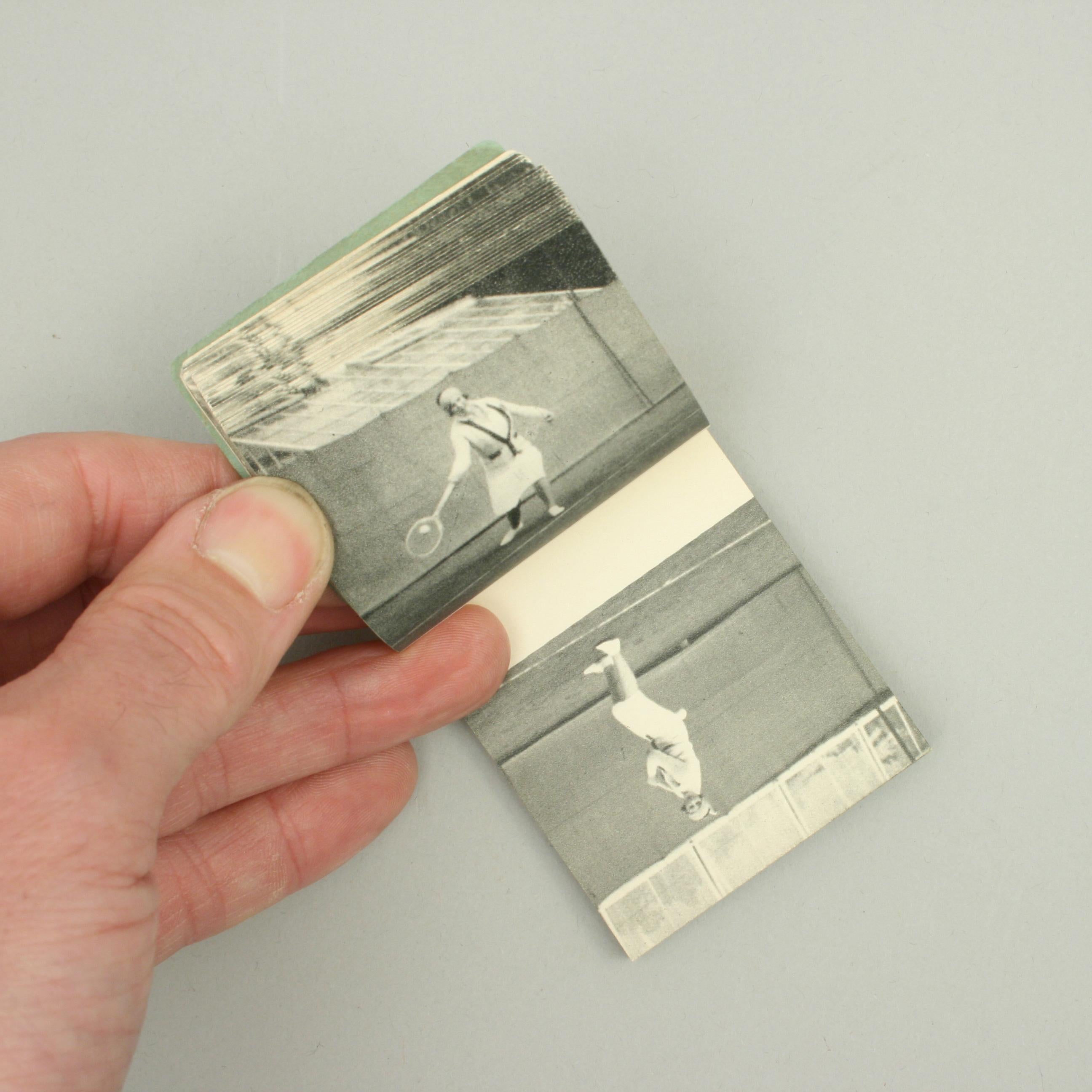 Vintage Tennis Flicker Book, No.7. Miss Betty Nuthall For Sale at ...