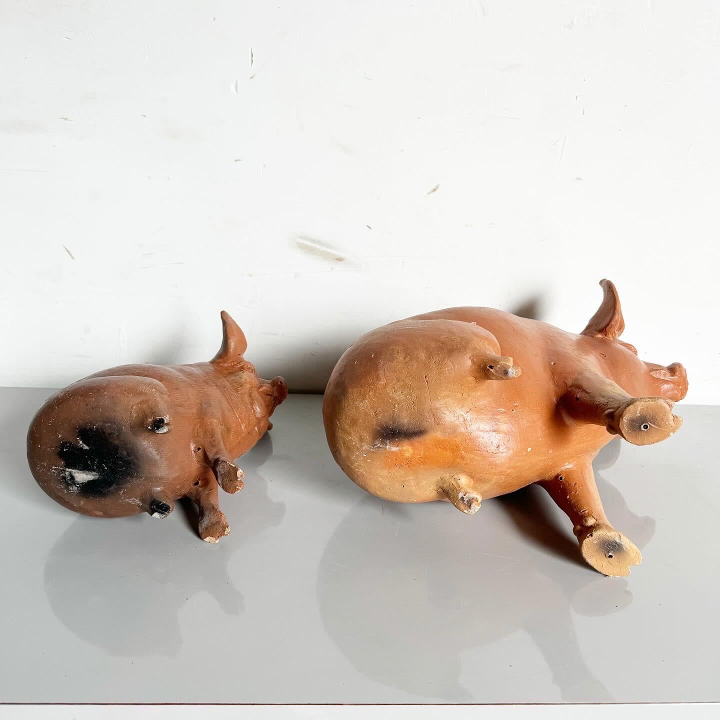 Vintage Terracotta Piggy Banks For Sale at 1stDibs