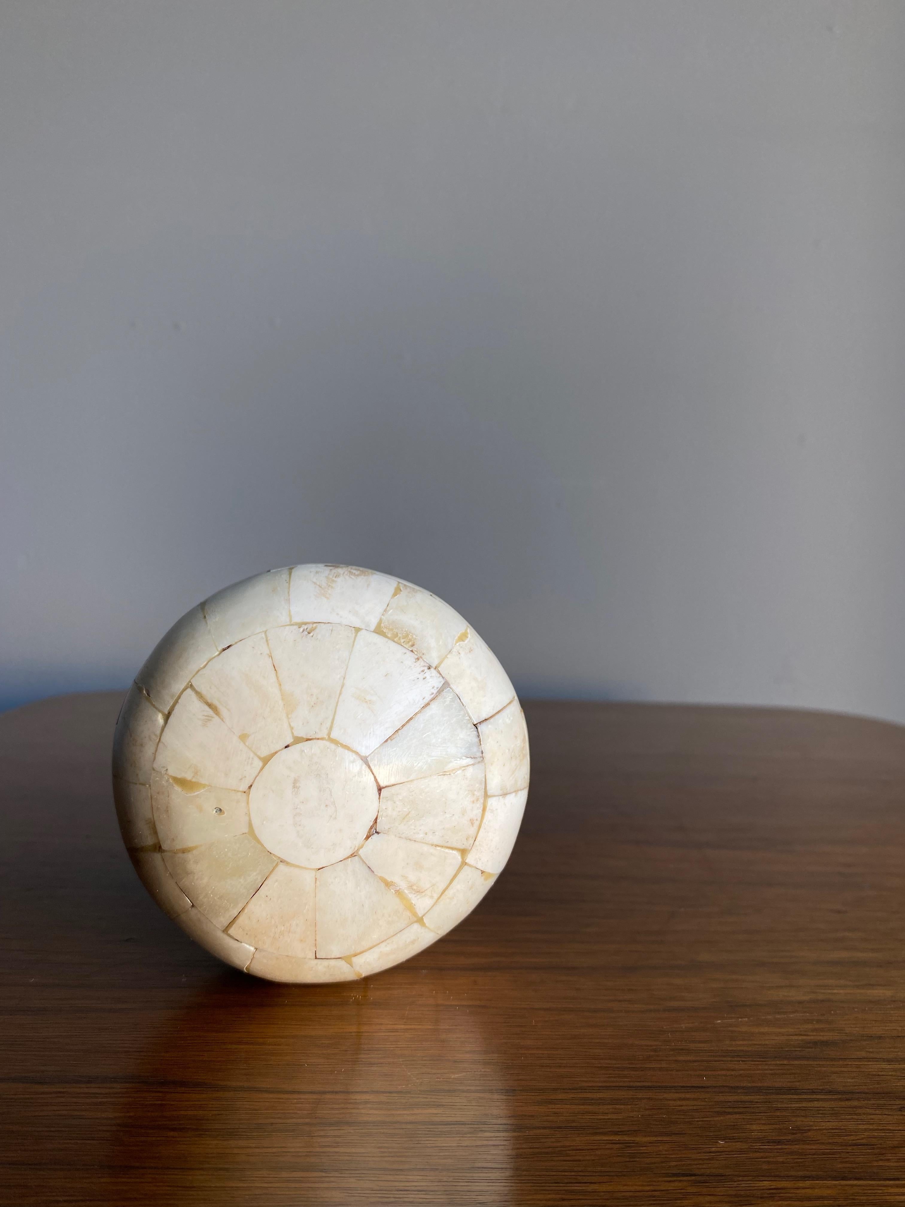 Vintage Tessellated Horn Sphere at 1stDibs