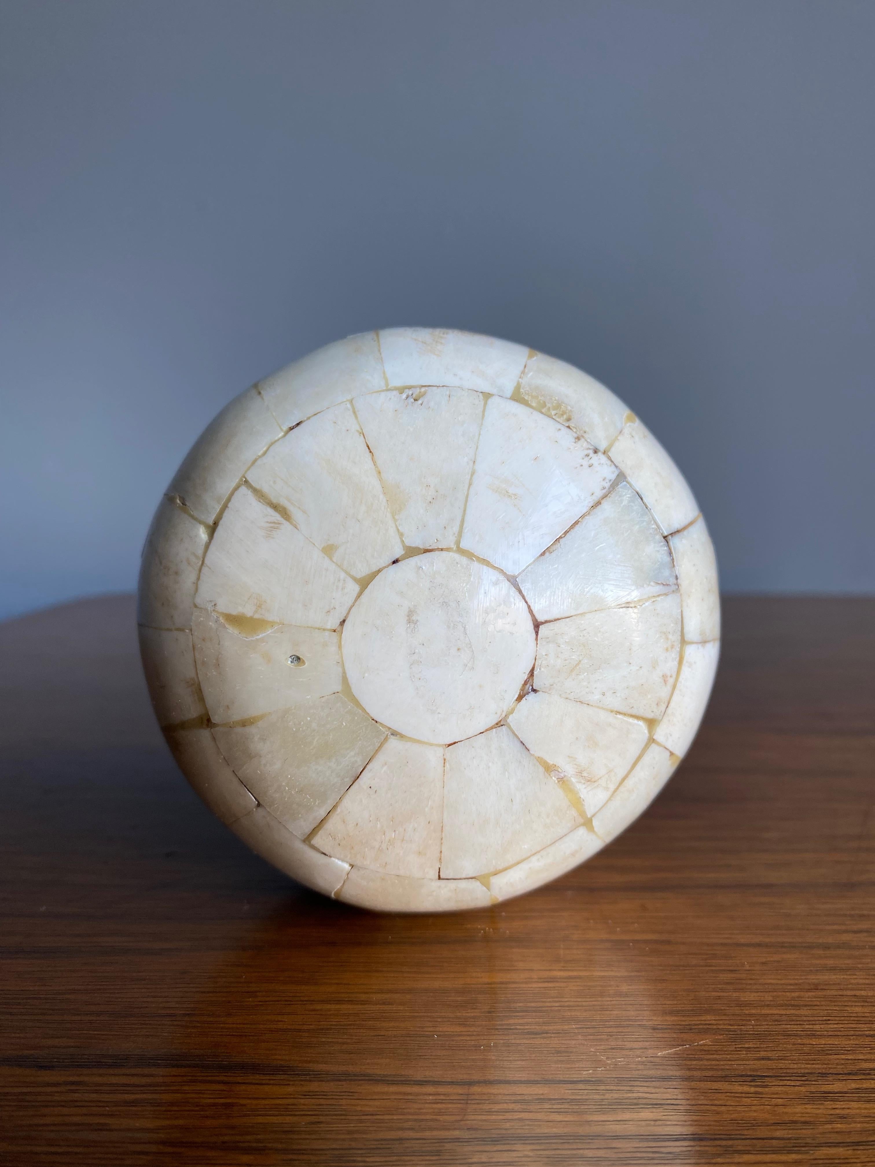Vintage Tessellated Horn Sphere at 1stDibs