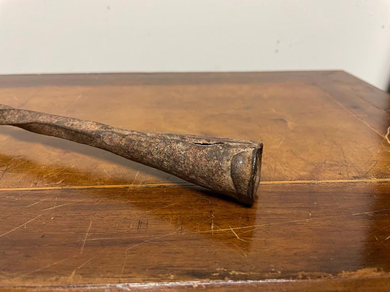 Vintage Texas Cowboy Hand Wrought Cattle Branding Iron For Sale at 1stDibs