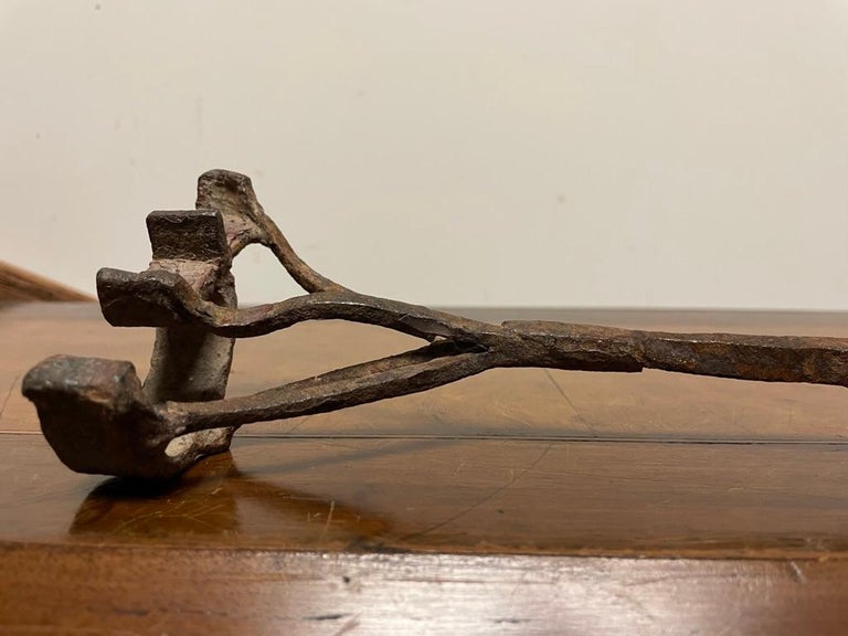 Vintage Texas Cowboy Hand Wrought Cattle Branding Iron For Sale at 1stDibs