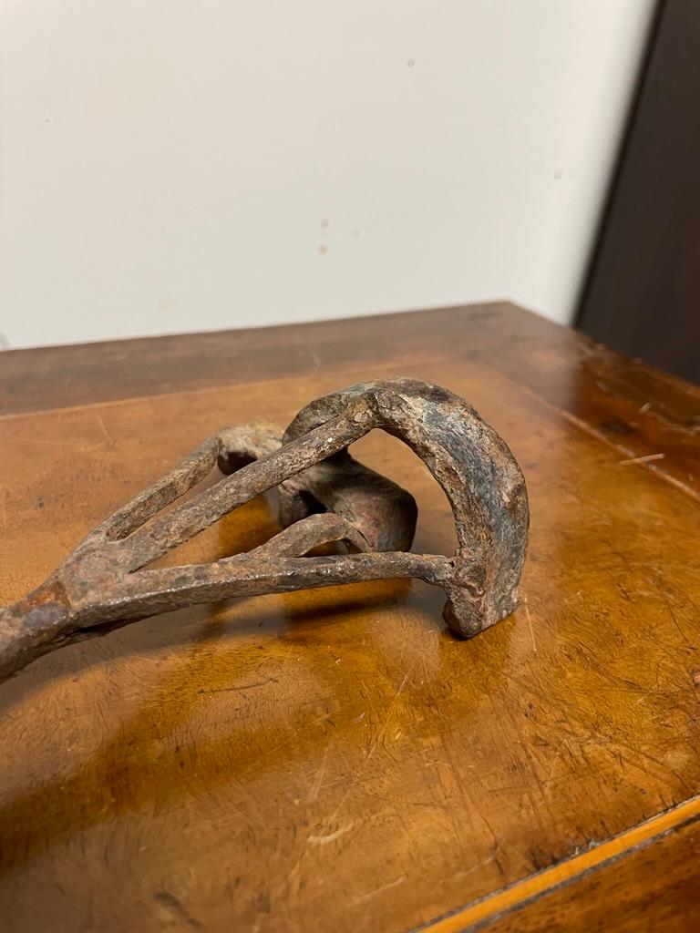 Vintage Texas Cowboy Hand Wrought Cattle Branding Iron For Sale at 1stDibs