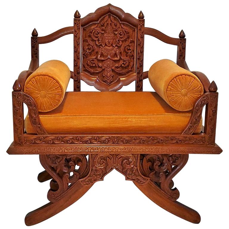 Vintage Thai Howdah Chair For Sale at 1stDibs