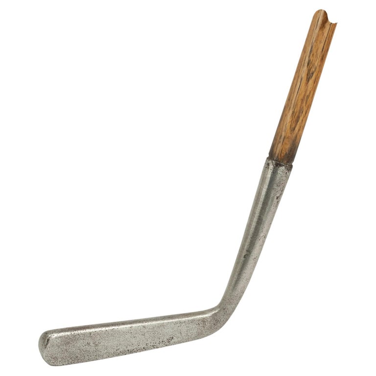 Vintage Thin Blade Putter, Golf Club With Hickory Shaft For Sale at 1stDibs