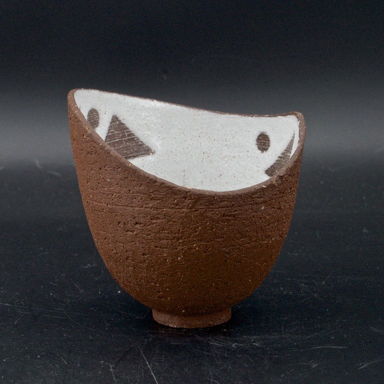 Vintage Thomas Toft Danish Studio Pottery Petite Cup Vase Mid-Century ...