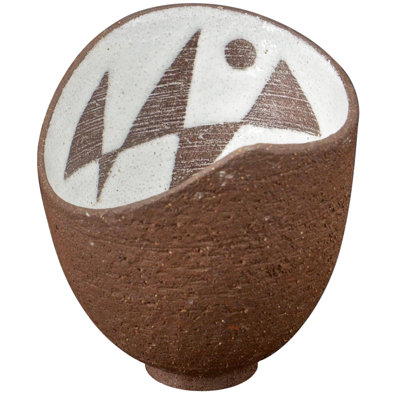 Vintage Thomas Toft Danish Studio Pottery Petite Cup Vase Mid-Century ...