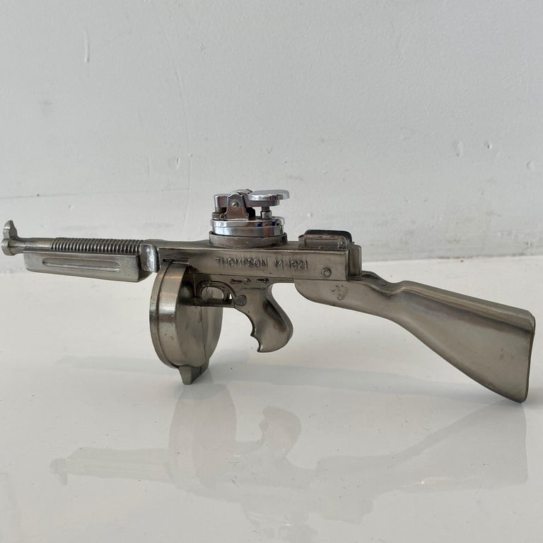 Vintage Thompson M1921 Machine Gun Lighter at 1stDibs