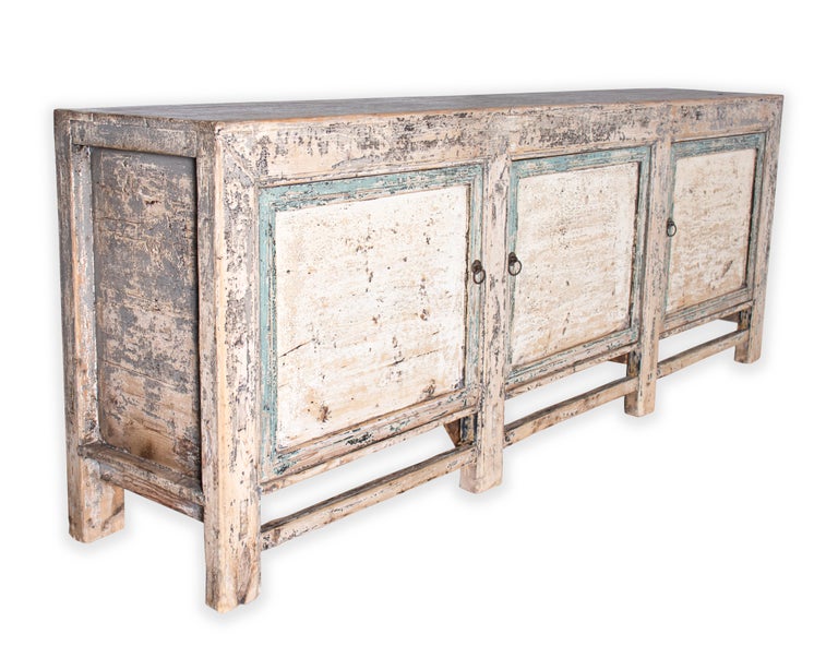 Vintage Three Door Server in Original Paint Patina at 1stDibs