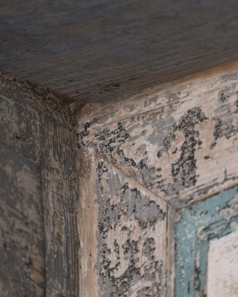 Vintage Three Door Server in Original Paint Patina at 1stDibs