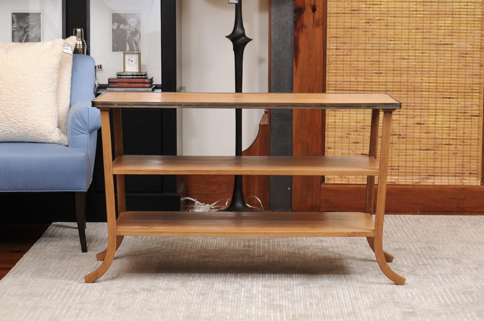 Vintage Three Tier Serving Table For Sale at 1stDibs