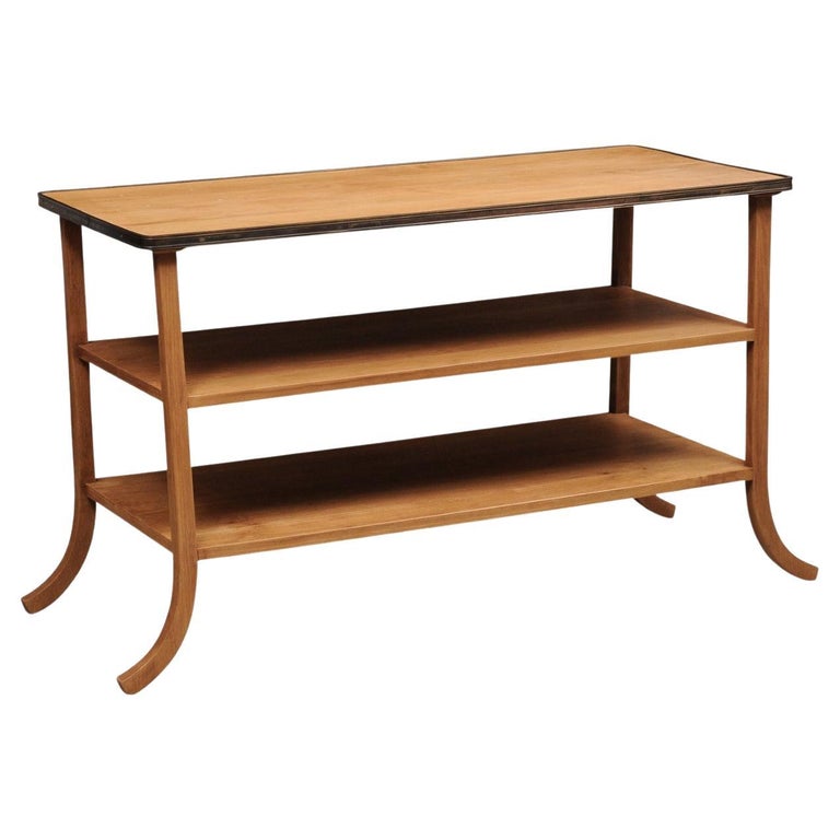 Vintage Three Tier Serving Table For Sale at 1stDibs