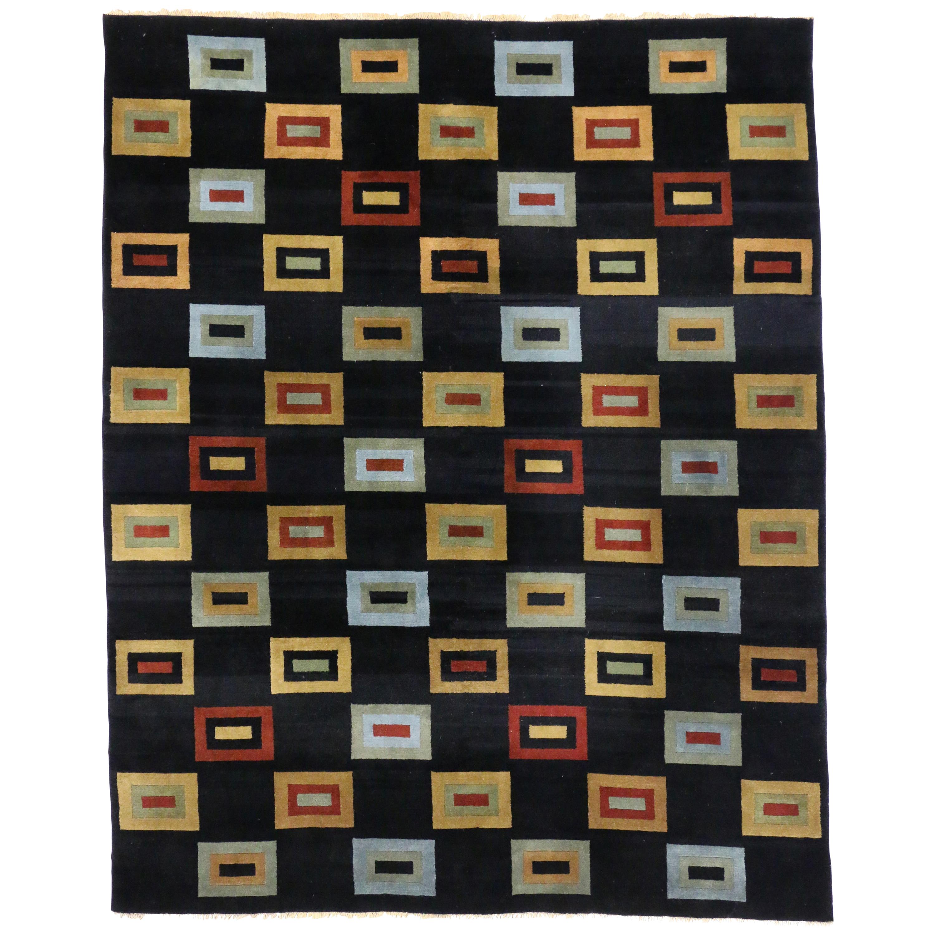 Contemporary Tibetan Odegard Rug with Cubist Bauhaus Style For Sale at ...