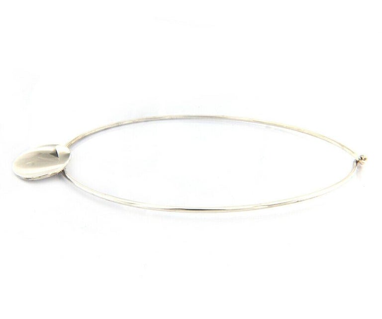 Vintage Tiffany and Co. Collar Tag Necklace in Sterling Silver For Sale ...