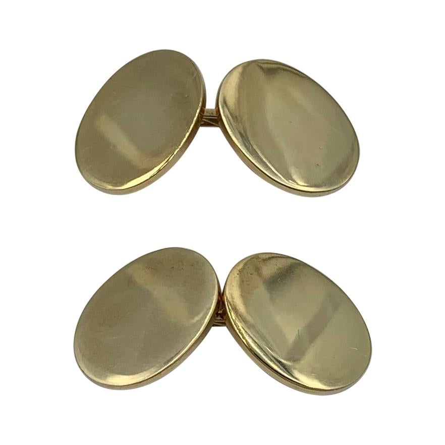 Tiffany and Co. Vintage 14 Karat Yellow Gold Double Knot Cufflinks at ...