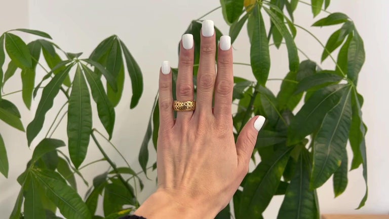 Vintage Tiffany and Co Paloma Picasso 18 Karat Yellow Gold Marrakesh ...