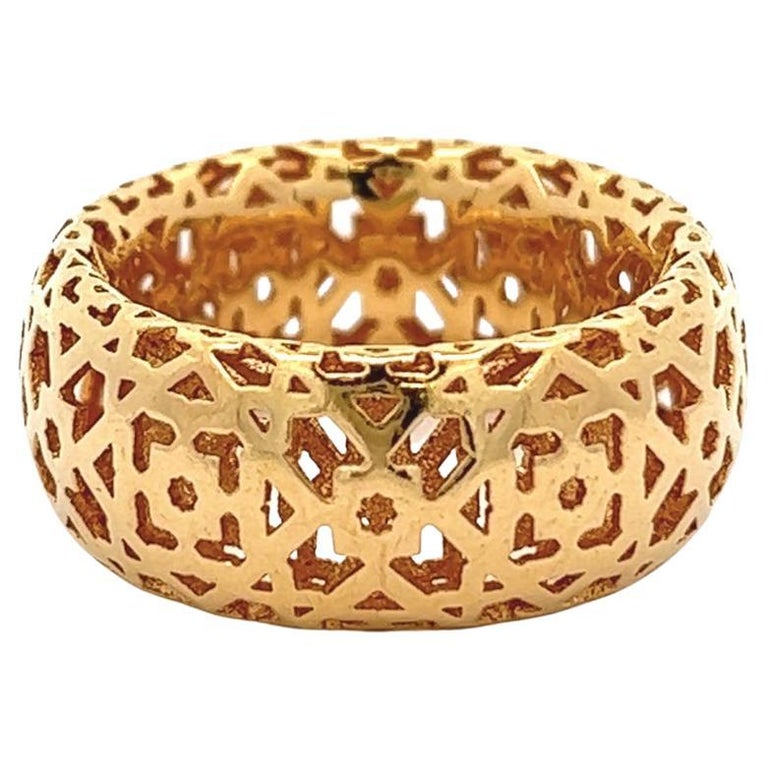 Vintage Tiffany and Co Paloma Picasso 18 Karat Yellow Gold Marrakesh ...