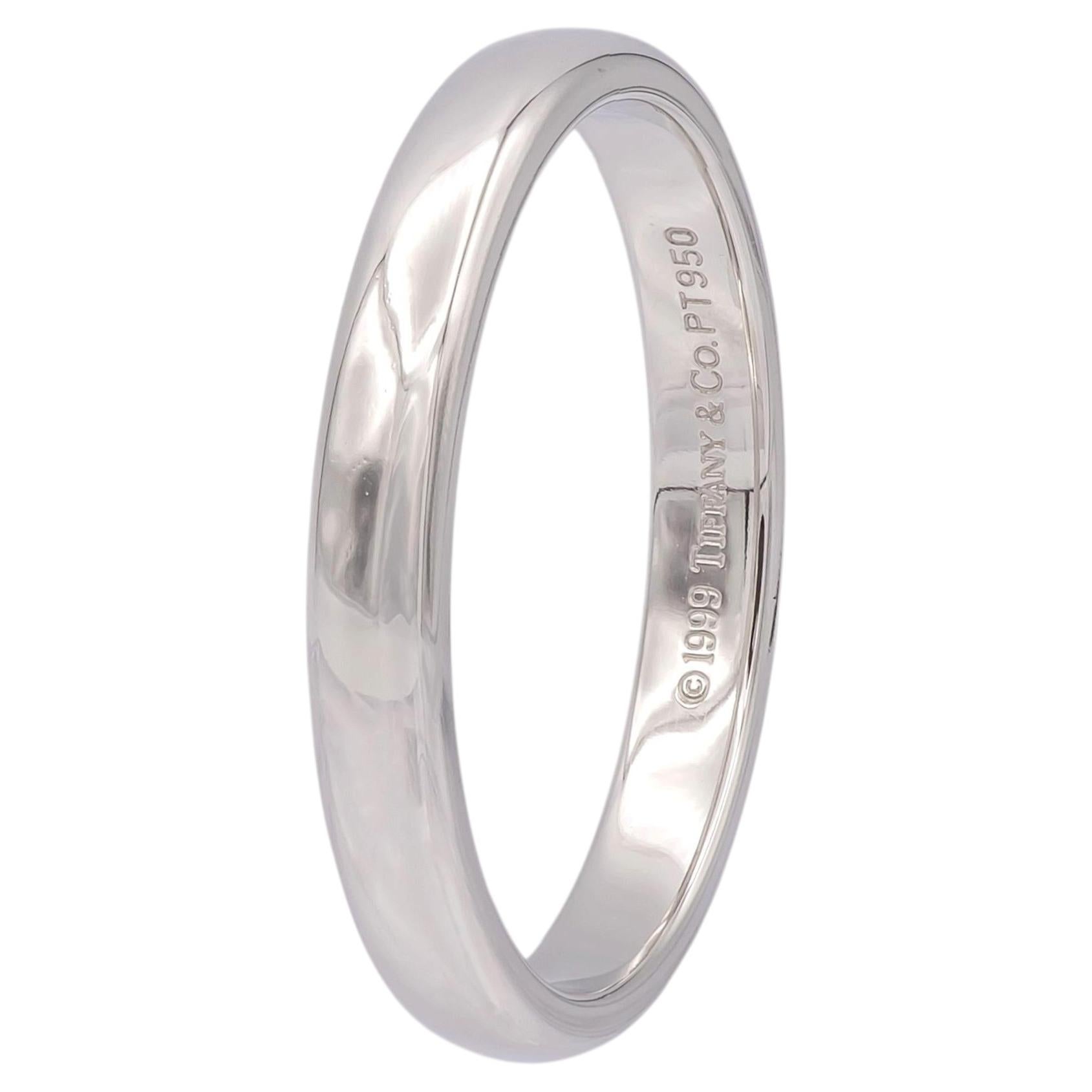 Vintage Tiffany and CO Sterling Silver "1837" Wide Band Ring 6.8g Sz 4. ...