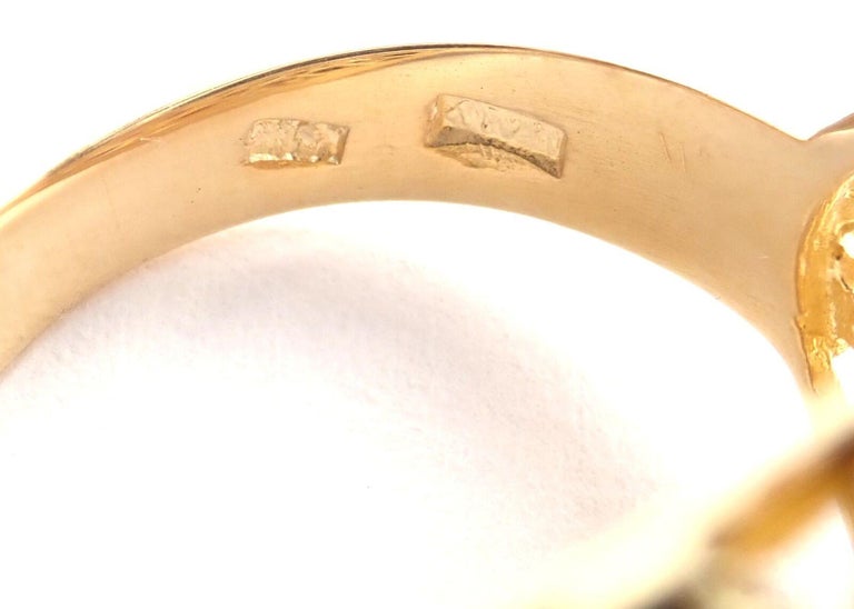 Vintage Tiffany and Co. Ruby Cocktail Yellow Gold Dome Ring at 1stDibs