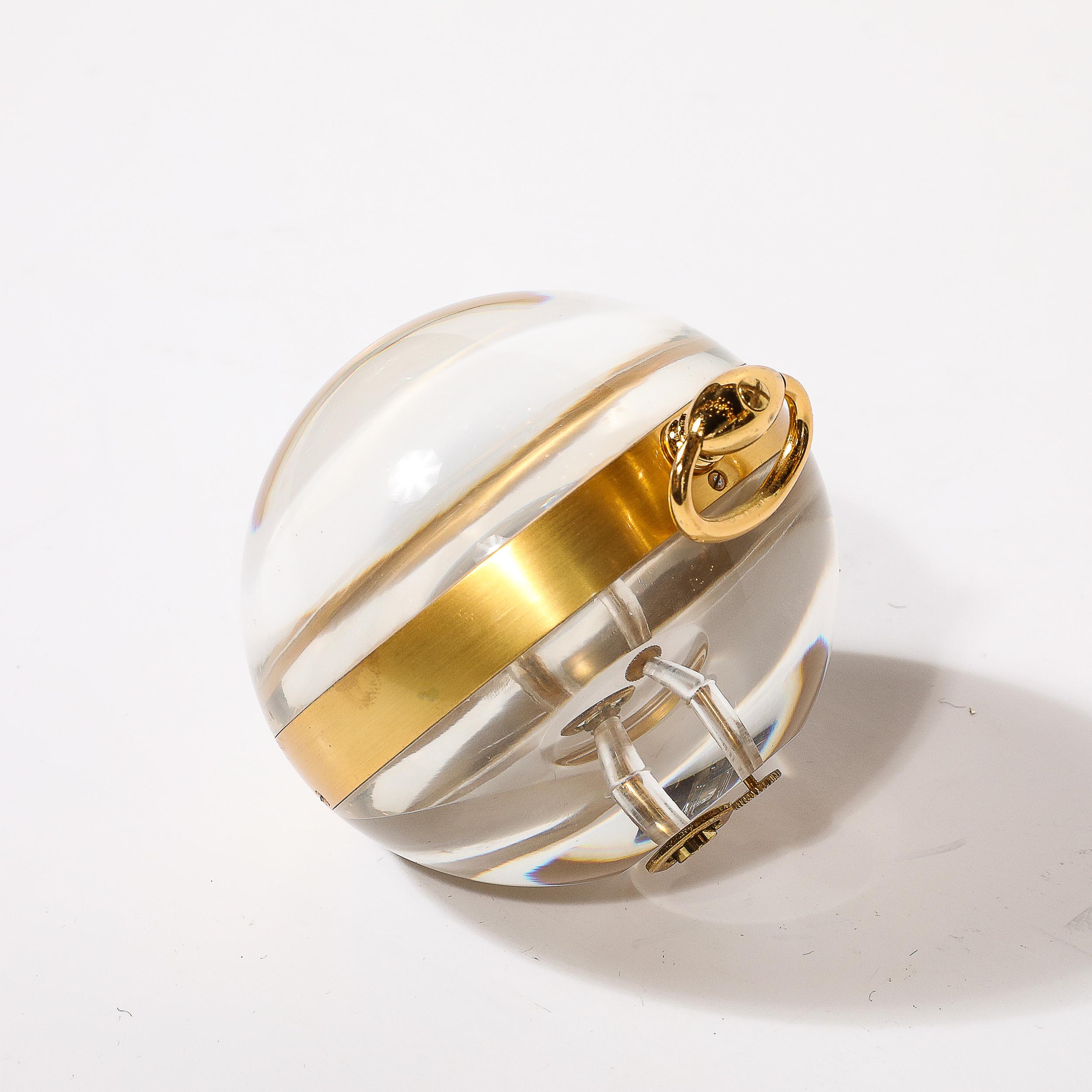 Vintage Tiffany and Co. Spherical Desk Clock at 1stDibs
