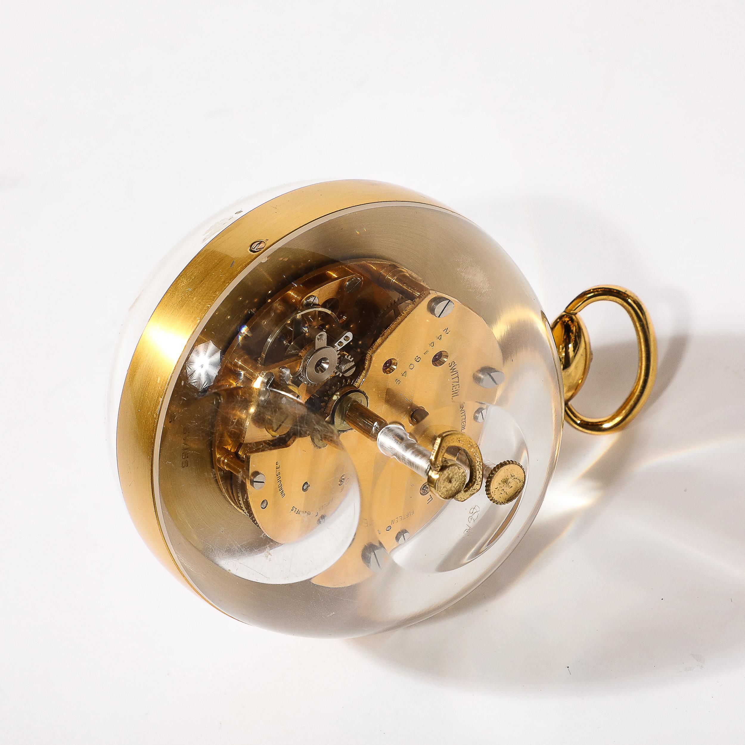 Vintage Tiffany and Co. Spherical Desk Clock at 1stDibs