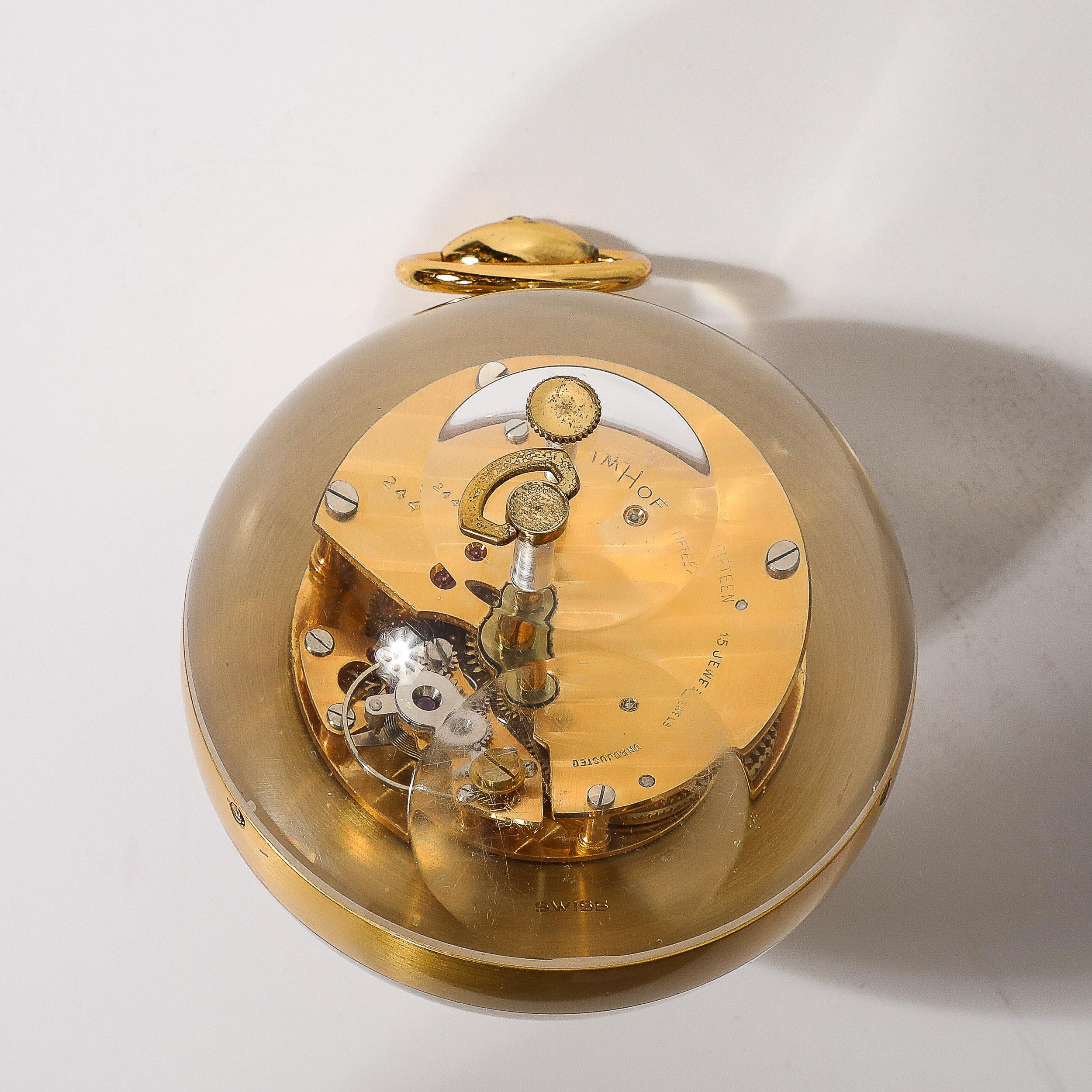Vintage Tiffany and Co. Spherical Desk Clock at 1stDibs