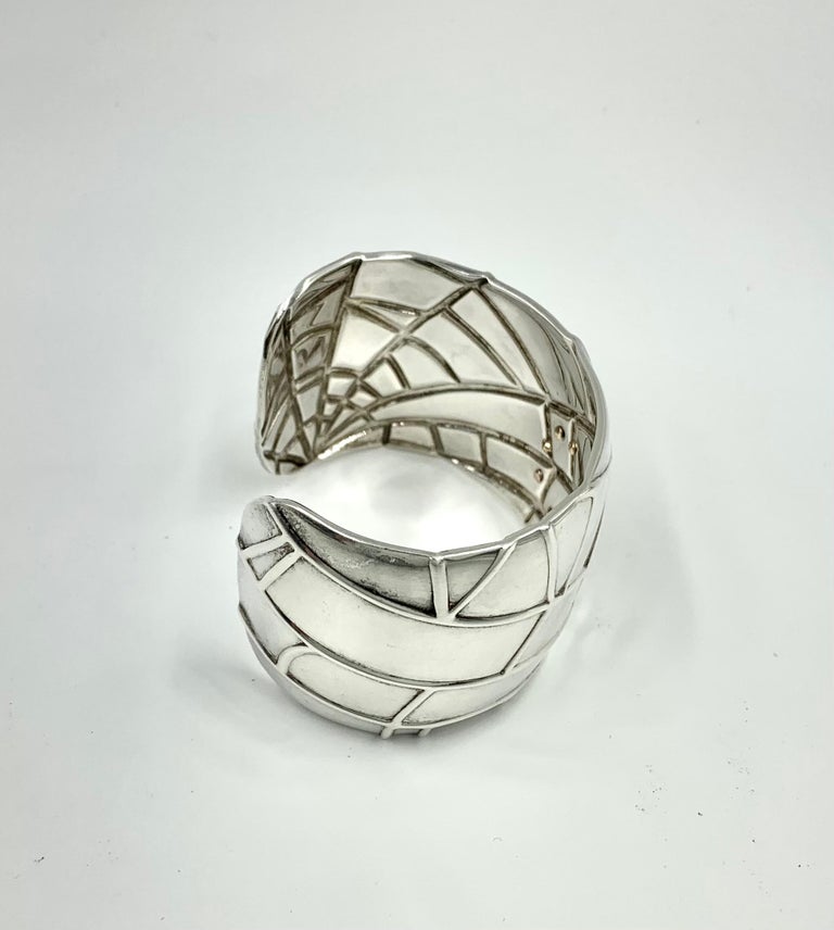 Vintage Tiffany and Co. Spider Cuff Bracelet, Sterling Silver 18K ...