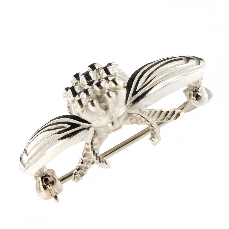 Vintage Tiffany and Co. Sterling Silver Bumble Bee Brooch at 1stDibs ...