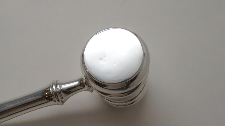 Vintage Tiffany and Co. Sterling Silver Judge's Gavel at 1stDibs