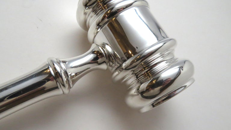 Vintage Tiffany and Co. Sterling Silver Judge's Gavel at 1stDibs