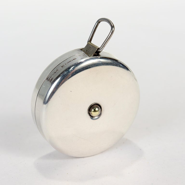 Vintage Tiffany and Co. Sterling Silver Tape Measure or Ruler For Sale ...