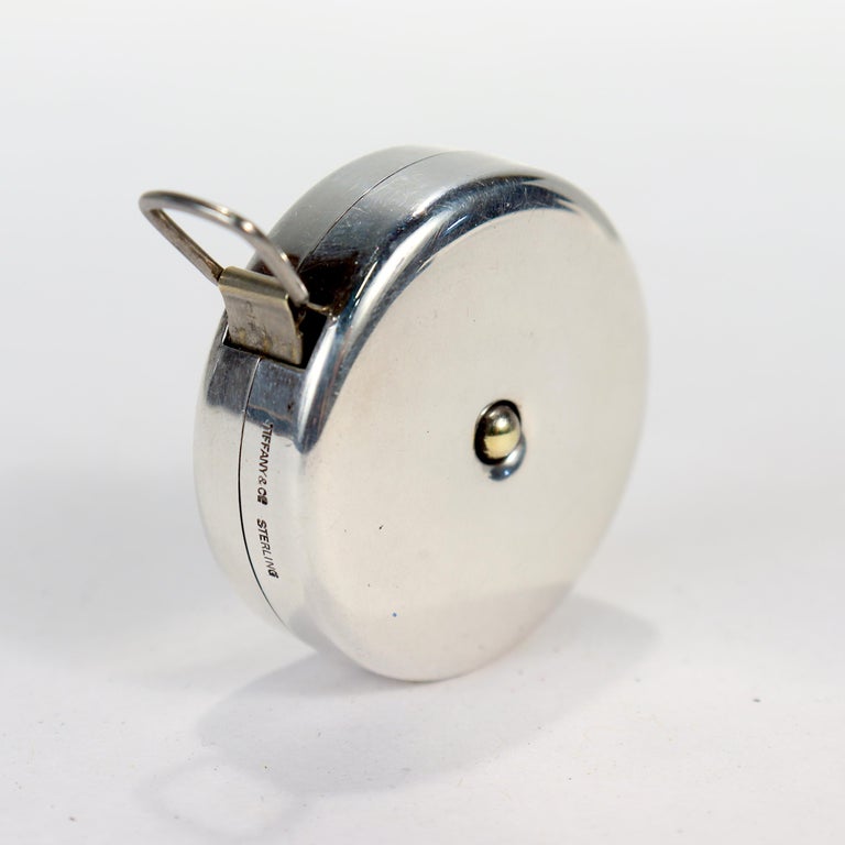 Vintage Tiffany and Co. Sterling Silver Tape Measure or Ruler For Sale ...