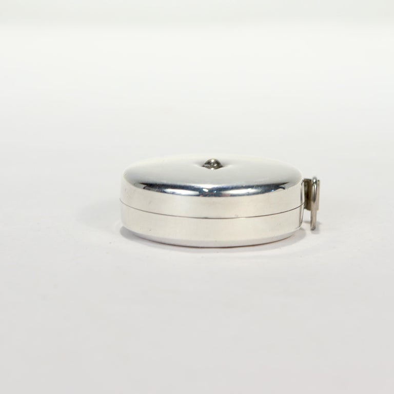 Vintage Tiffany and Co. Sterling Silver Tape Measure or Ruler For Sale ...