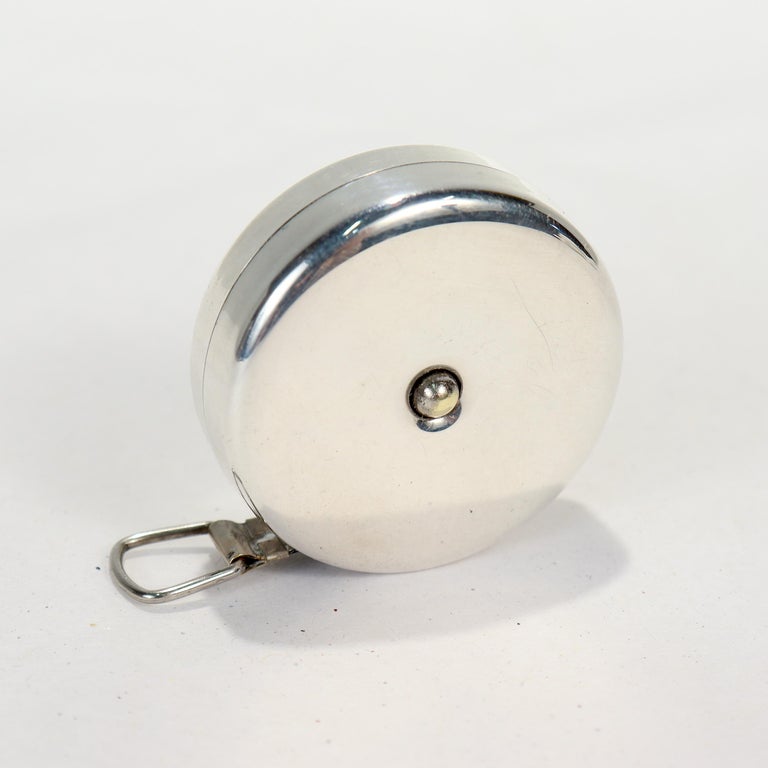 Vintage Tiffany and Co. Sterling Silver Tape Measure or Ruler For Sale ...