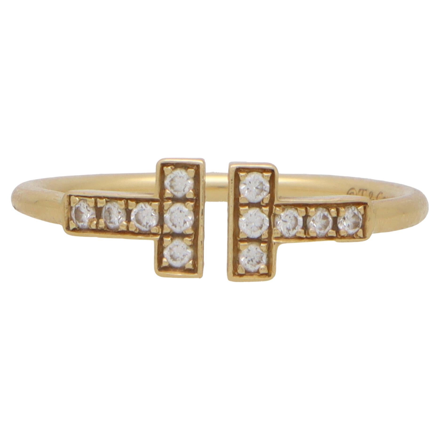 Tiffany and Co. Atlas Open Diamond Ring at 1stDibs | tiffany atlas ...