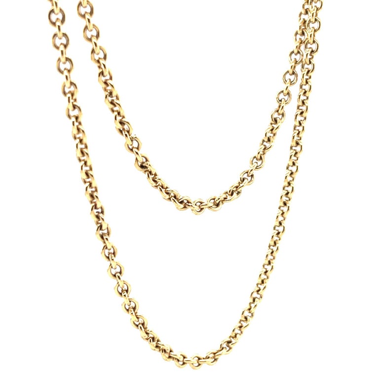 Vintage Tiffany and Co. Yellow 18 Karat Gold Chain at 1stDibs