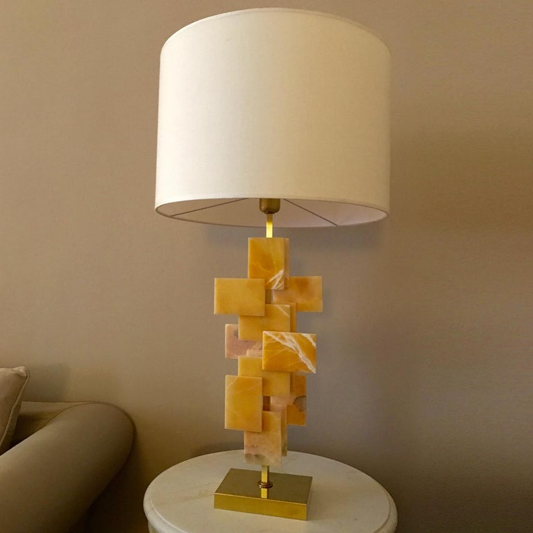 Vintage Tiles Table Lamp For Sale at 1stDibs