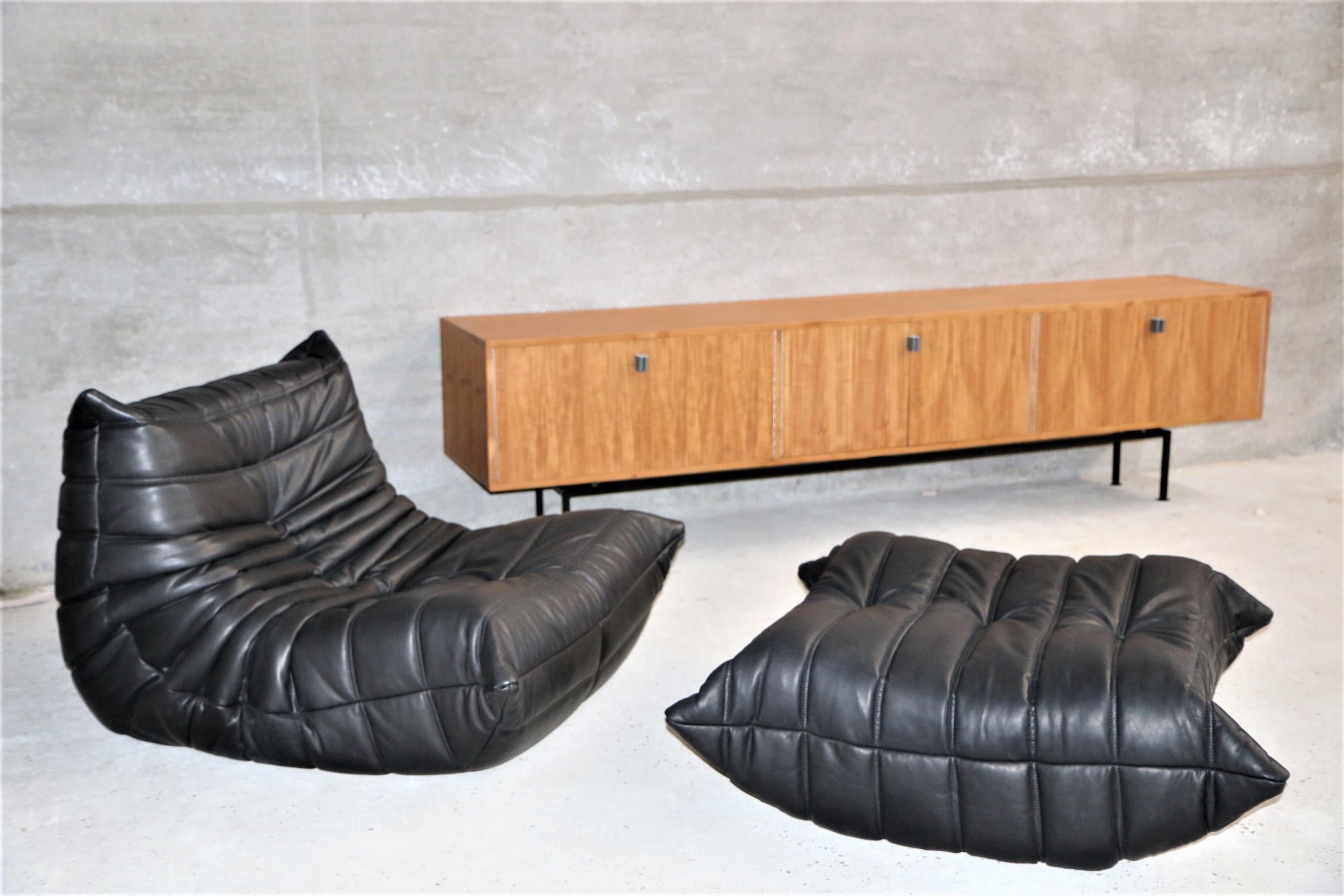 Vintage Togo Ligne Roset Lounge Seating and Ottoman Design 1973 in ...