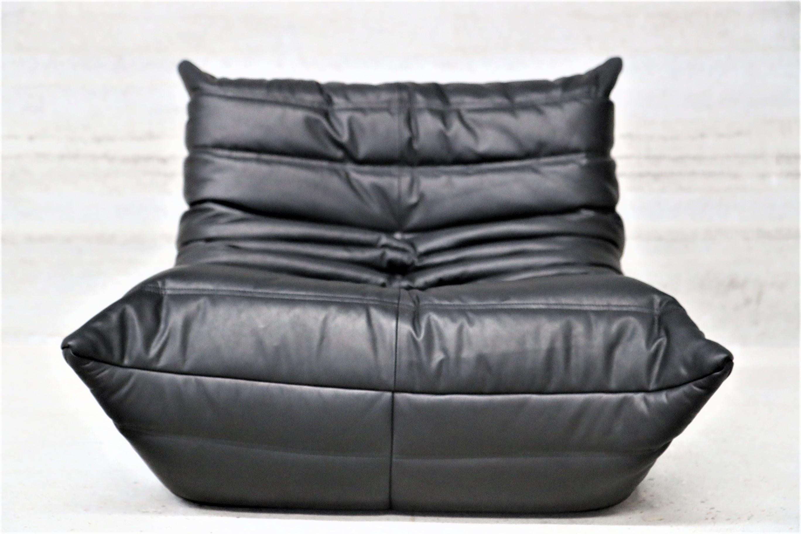 Vintage Togo Ligne Roset Lounge Seating and Ottoman Design 1973 in ...