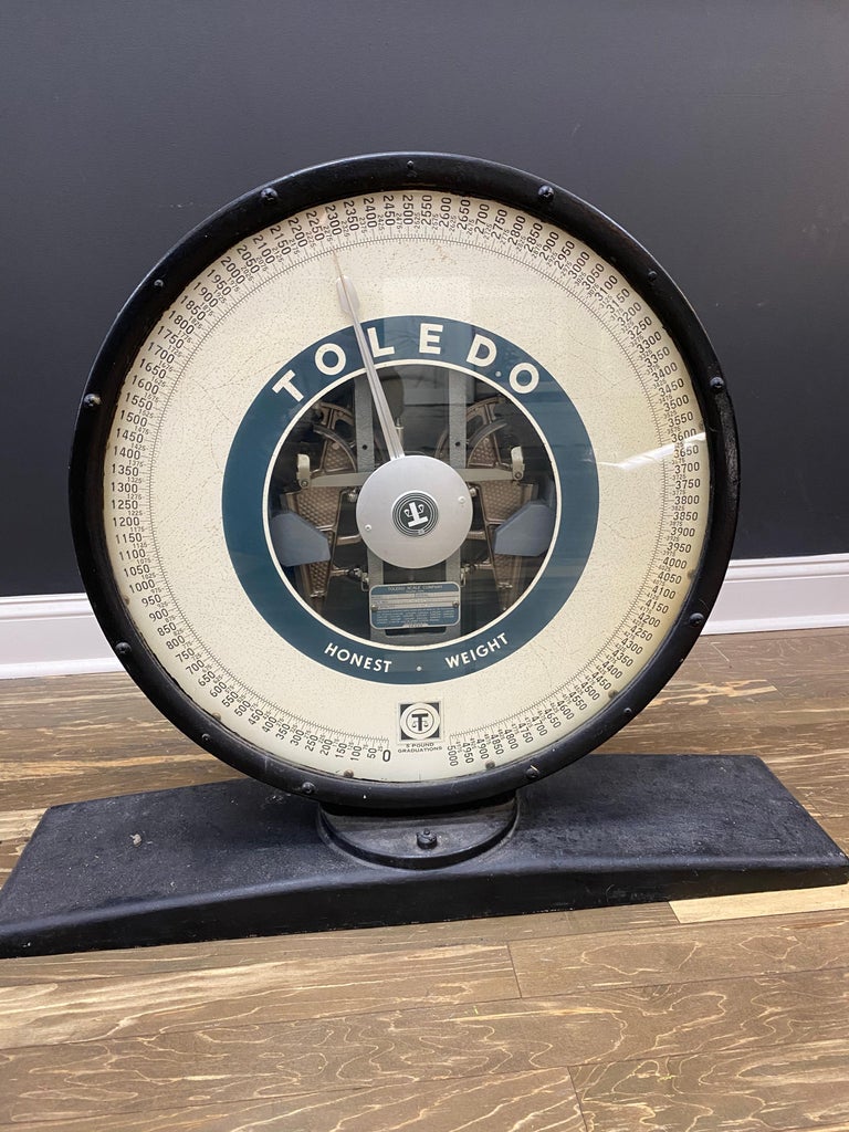 Vintage Toledo Scale Top at 1stDibs | toledo scale company antique ...