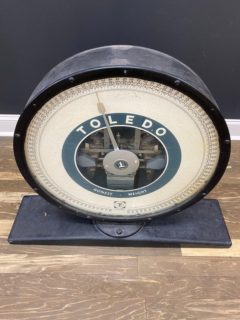 Vintage Toledo Scale Top at 1stDibs | toledo scale company antique ...