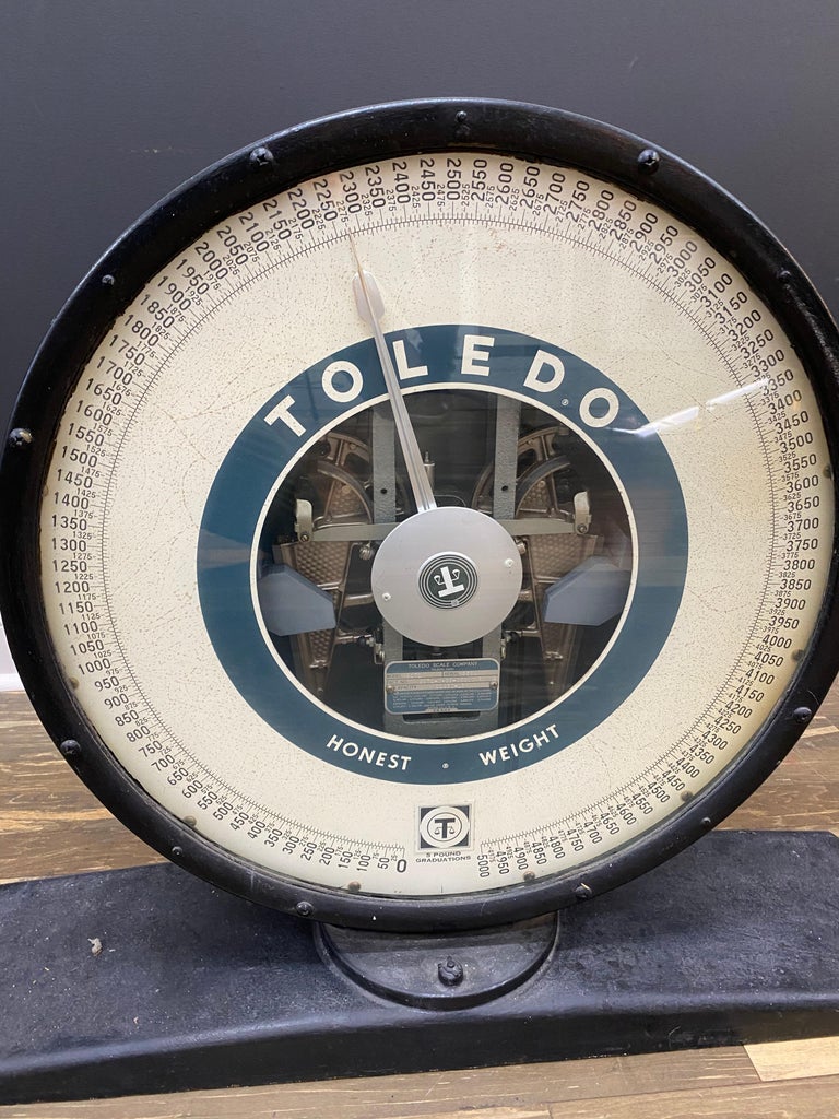 Vintage Toledo Scale Top at 1stDibs | toledo scale company antique ...