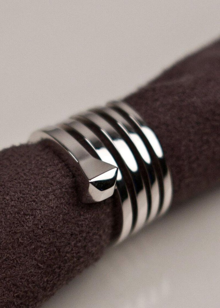 Vintage Tom Ford for Gucci Ad Campaign 18K White Gold Wrap Ring For ...